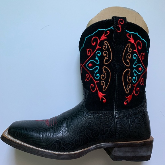 Ariat | Shoes | Ariat Rodeobaby Square Toe Cowgirl Boots | Poshmark